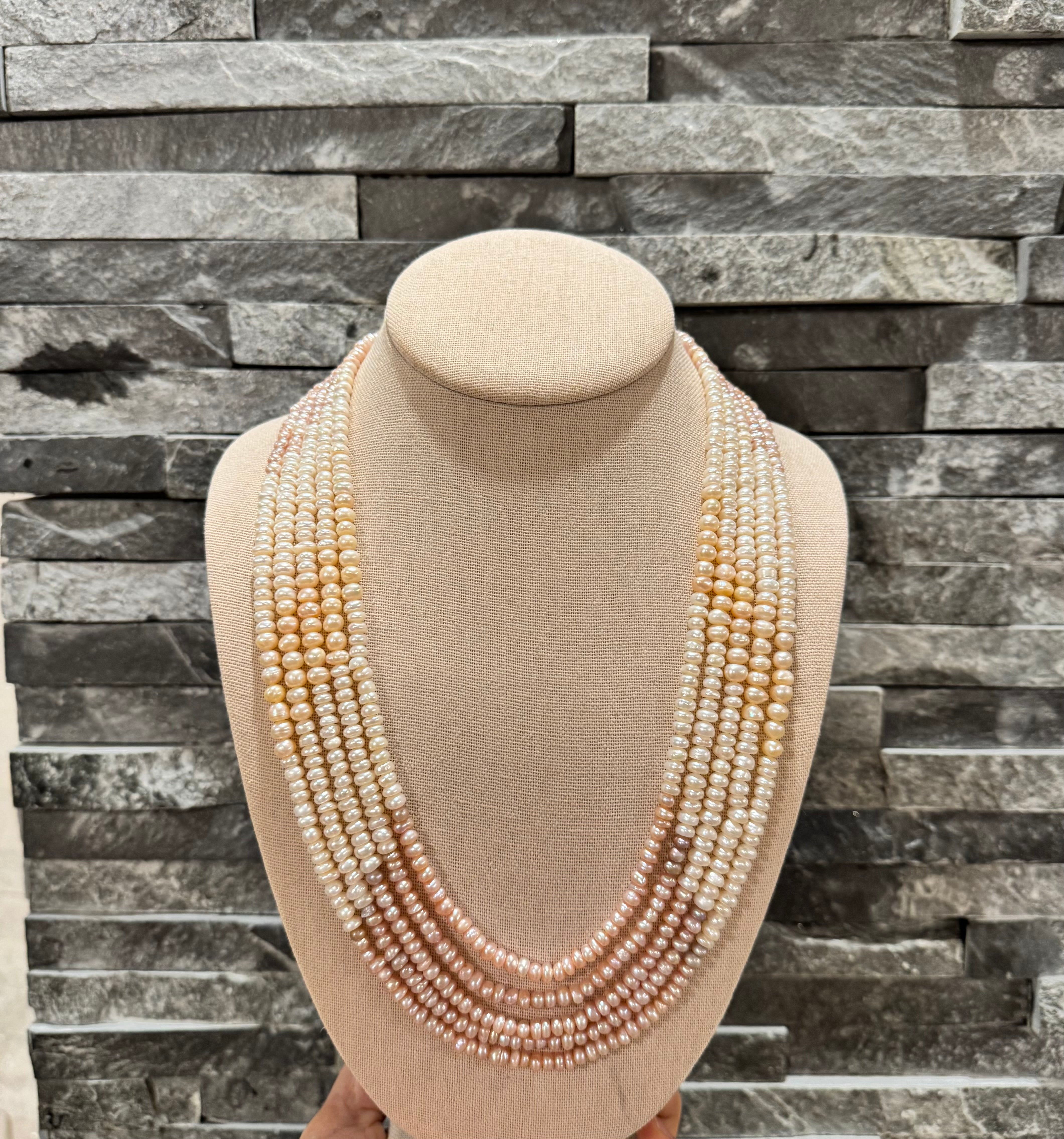 Freshwater pearls shaded multi color 5mm – Sparkle Gemstones and Beads ...